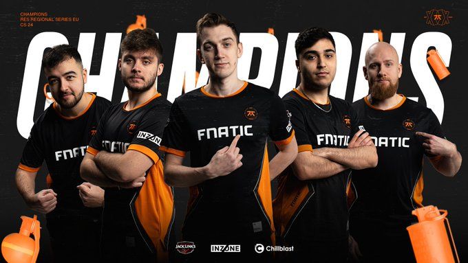 Fnatic took first place in the RES Regional Series 1 Europe. Counter-Strike (CS2) news - eSports ...
