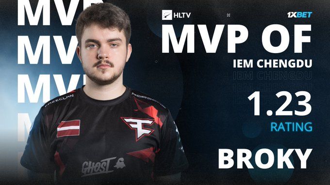 Helvijs 'broky' Saukants Crowned MVP of IEM Chengdu 2024: A Triumphant Hat Trick for FaZe Sniper ...