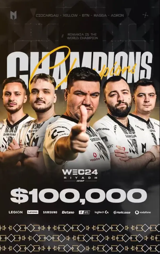 Romania Wins IESF World Championship 2024 CS 2. Counter-Strike (CS2) news - eSports events ...