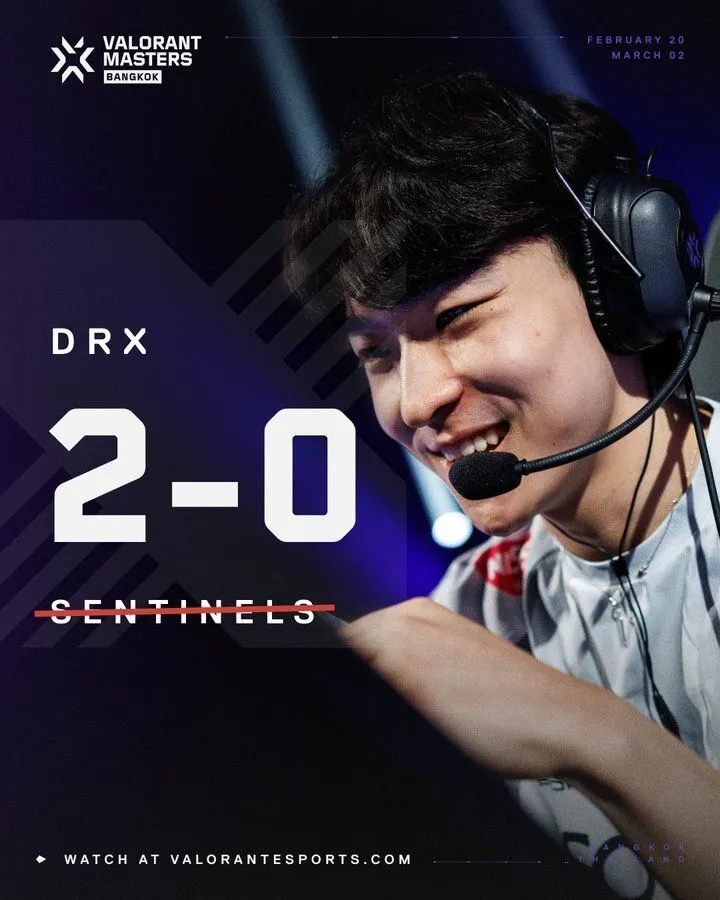 VALORANT Masters Bangkok 2025: DRX demolished Sentinels. VALORANT news - eSports events review ...
