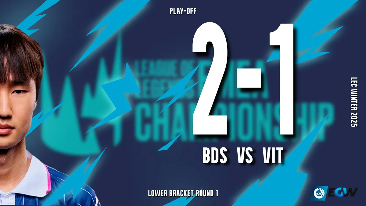 Team BDS advance to the lower bracket quarterfinals of LEC Winter 2025 ...