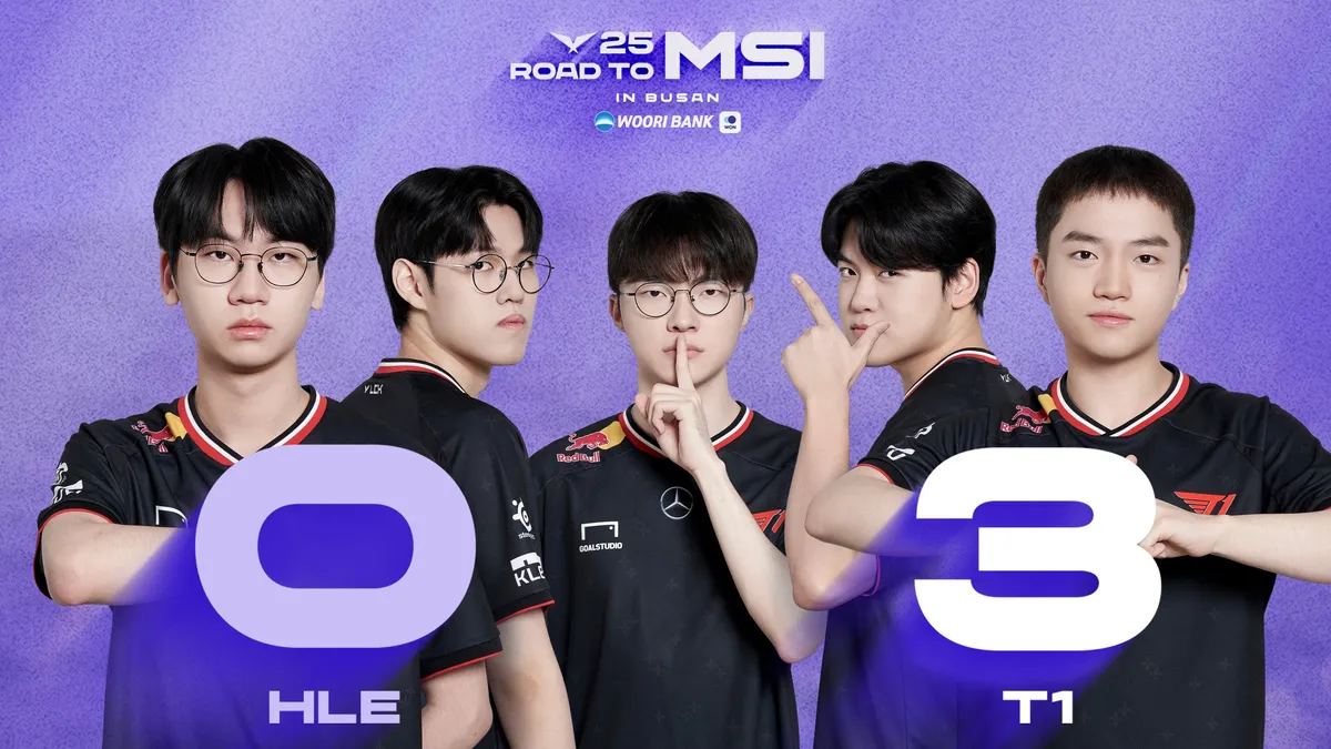T1 Defeat HLE in Clean 3–0 to Qualify for MSI 2025
