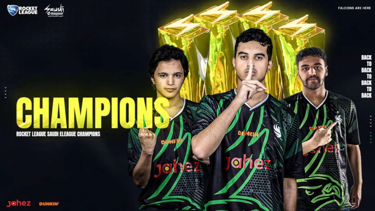 Team Falcons became the winner of Saudi eLeagues 2022. Rocket League ...