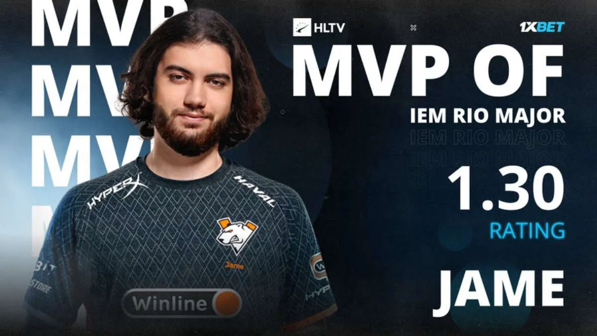 Jame is recognized as the best player of IEM Rio Major 2022. Counter ...