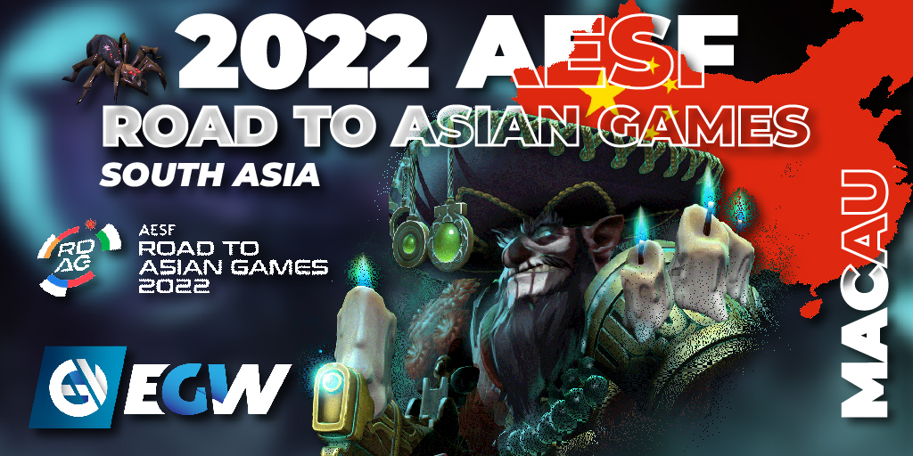 2022 AESF Road to Asian Games - South Asia 🎮 Dota 2 tournament 📅 Match schedule on EGamersWorld ☕
