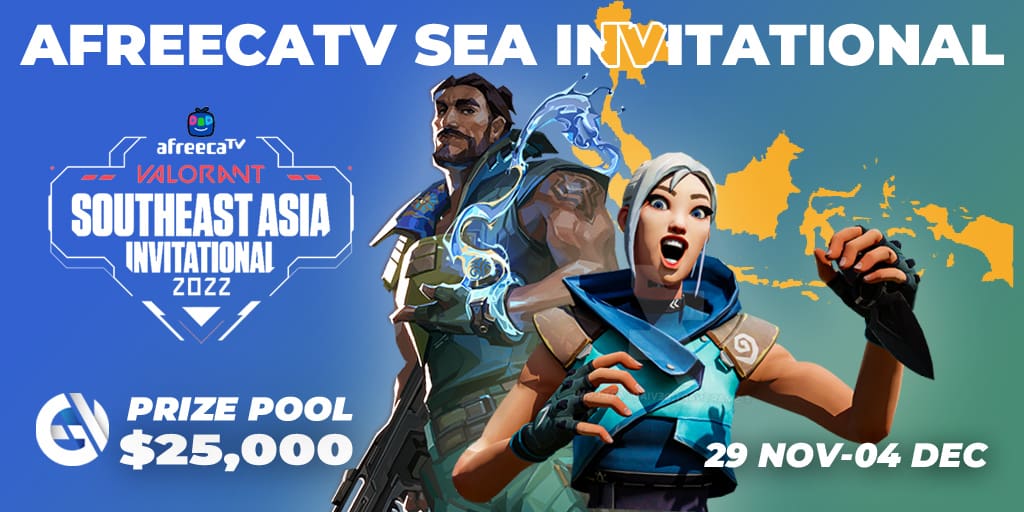 AfreecaTV SEA Invitational 🎮 VALORANT tournament 📅 Match schedule on ...