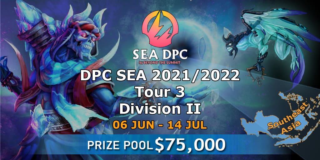 DPC SEA 2021/2022 Tour 3: Division II 🎮 Dota 2 tournament 📅 Match schedule on EGamersWorld ☕