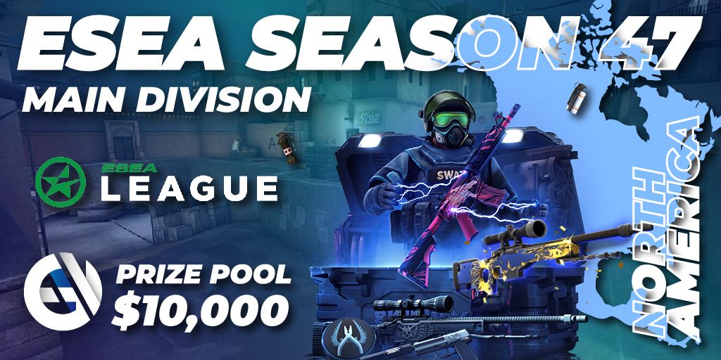 ESEA Season 47: Main Division - North America 🎮 Counter-Strike (CS2 ...
