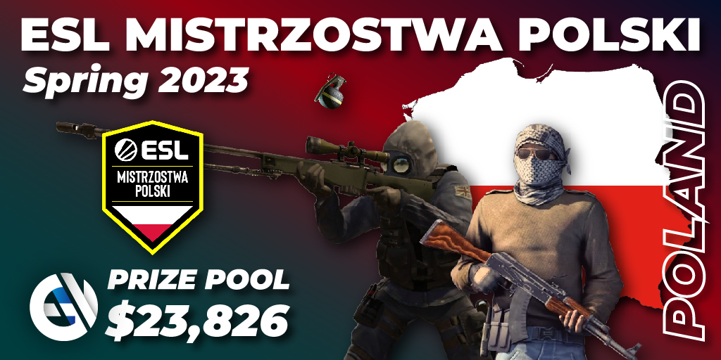 ESL Mistrzostwa Polski Spring 2023 🎮 Counter-Strike (CS2) tournament 📅 ...