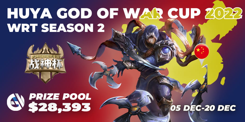 Huya God of War Cup 2022 - WRT Season 2 🎮 Wild Rift tournament 📅 Match schedule on EGamersWorld ☕