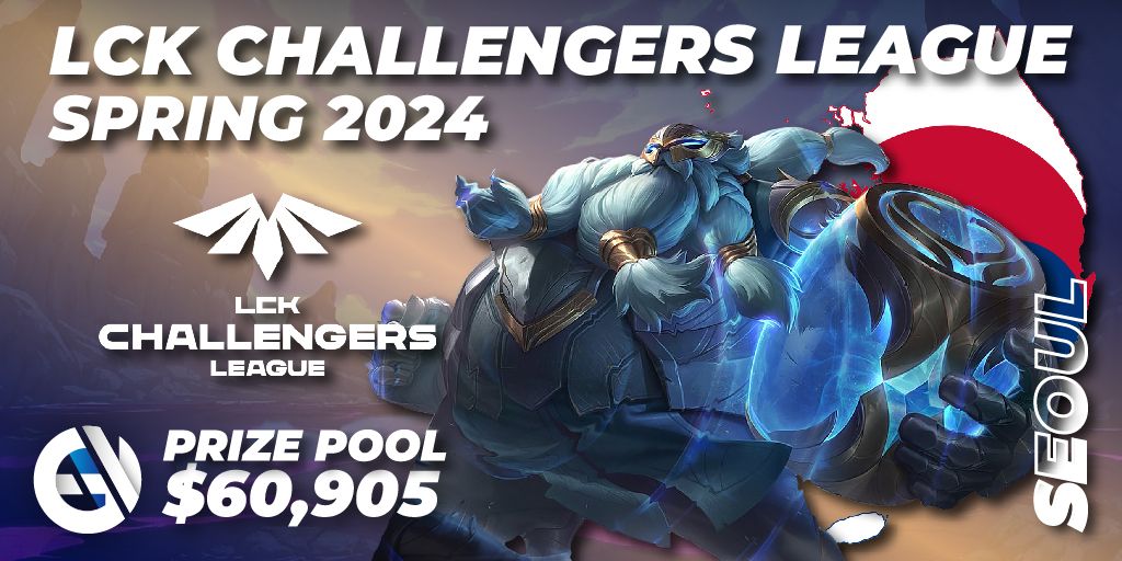 LCK Challengers League 2024 Spring - Group Stage 🎮 LoL tournament 📅 Match schedule on EGamersWorld ☕