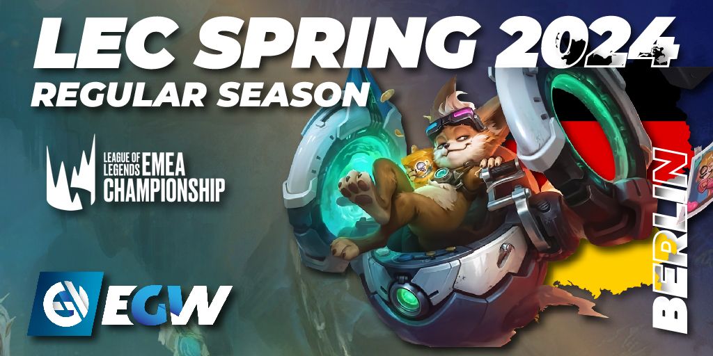 LEC Spring 2024 - Regular Season 🎮 LoL tournament 📅 Match schedule on EGamersWorld ☕
