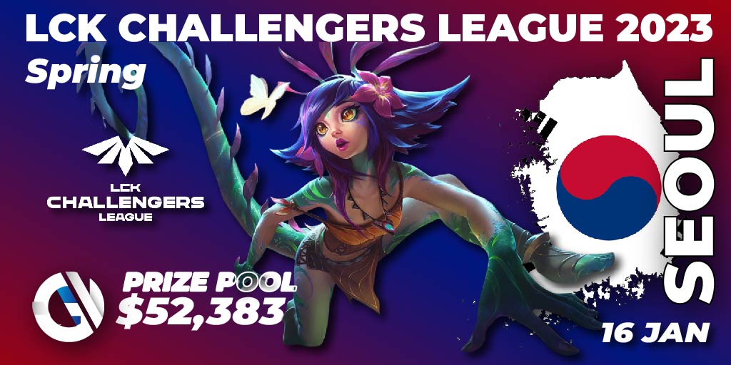 LCK Challengers League 2023 Spring 🎮 LoL tournament 📅 Match schedule on EGamersWorld ☕