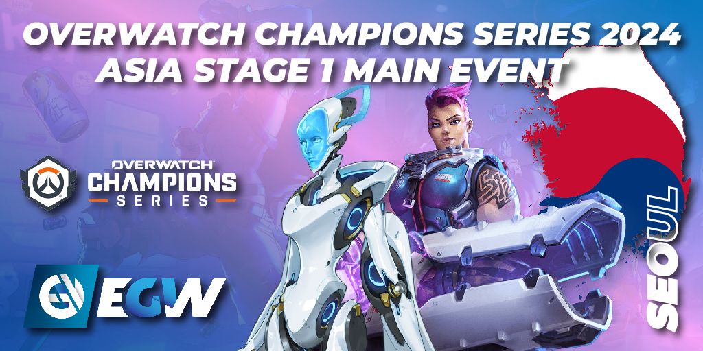 Overwatch Champions Series 2024 - Asia Stage 1 Main Event 🎮 Overwatch ...