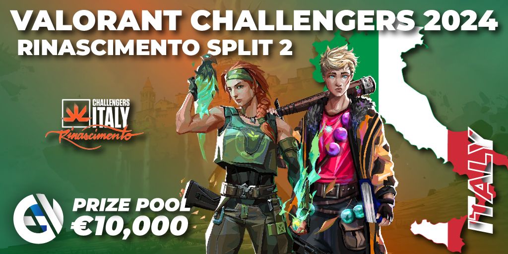 VALORANT Challengers 2024 Italy: Rinascimento Split 2 🎮 VALORANT tournament 📅 Match schedule on ...