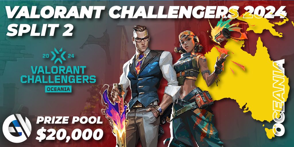 VALORANT Challengers 2024 Oceania: Split 2 🎮 VALORANT tournament 📅 Match schedule on EGamersWorld ☕