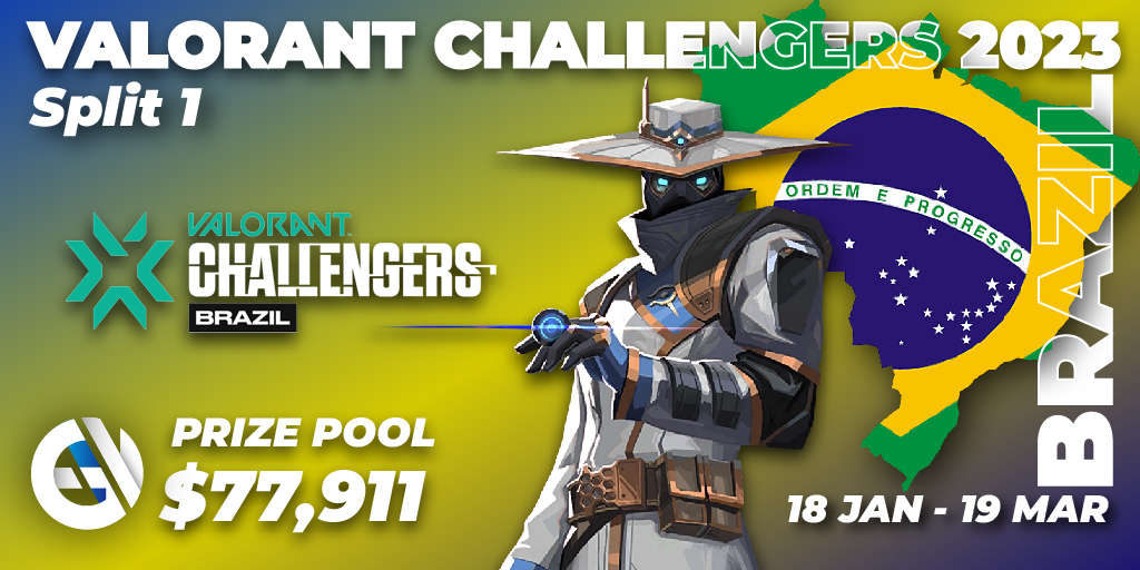 VALORANT Challengers 2023: Brazil Split 1 🎮 VALORANT tournament 📅 Match schedule on EGamersWorld ☕