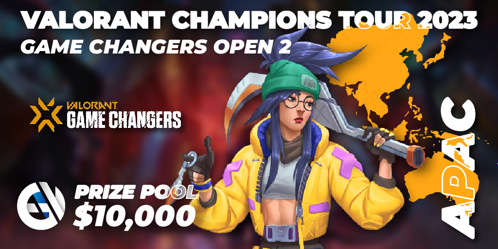 VALORANT Champions Tour 2023: Game Changers APAC Open 2 🎮 VALORANT tournament 📅 Match schedule ...