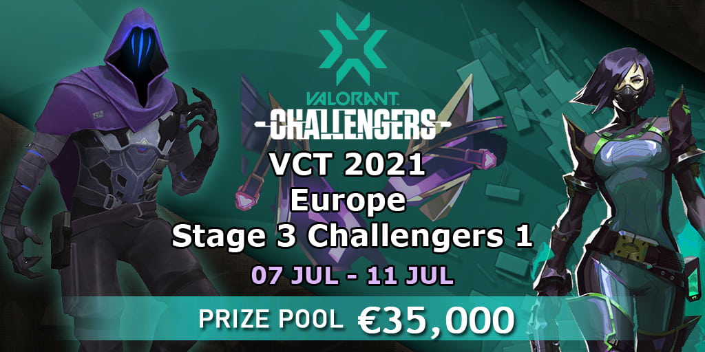 VCT 2021: Europe Stage 3 Challengers 1 🎮 VALORANT tournament 📅 Match ...